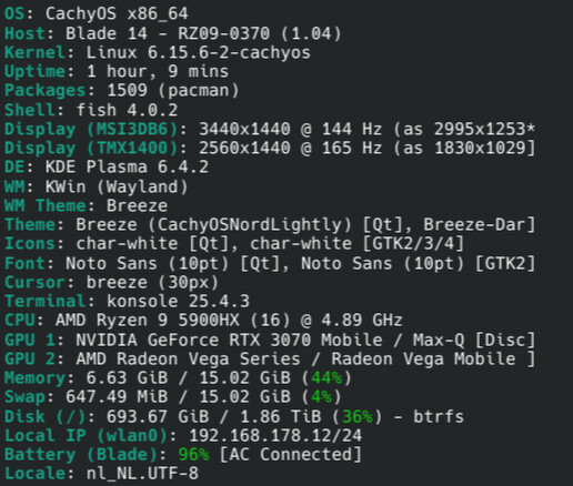 Sudden drop in performance while gaming - Issues & Assistance - CachyOS ...